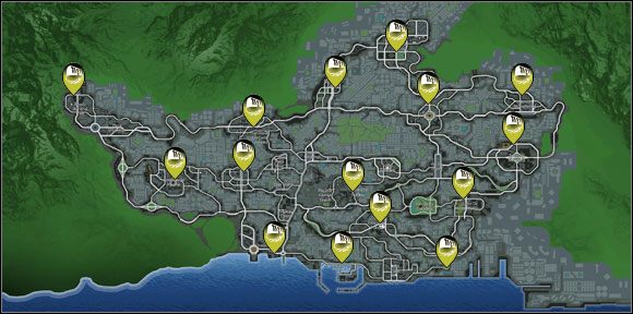 Garaże i Postoje taksówek | Mapy | Wheelman - Wheelman - poradnik do ...
