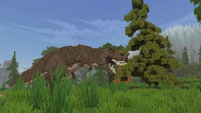 Minecraft Jurassic World Adventures trailer movie | gamepressure.com