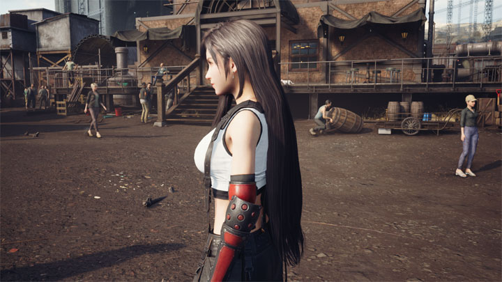 Final Fantasy VII Remake: Intergrade GAME MOD Tifa Loose Hair v.1.0 ...