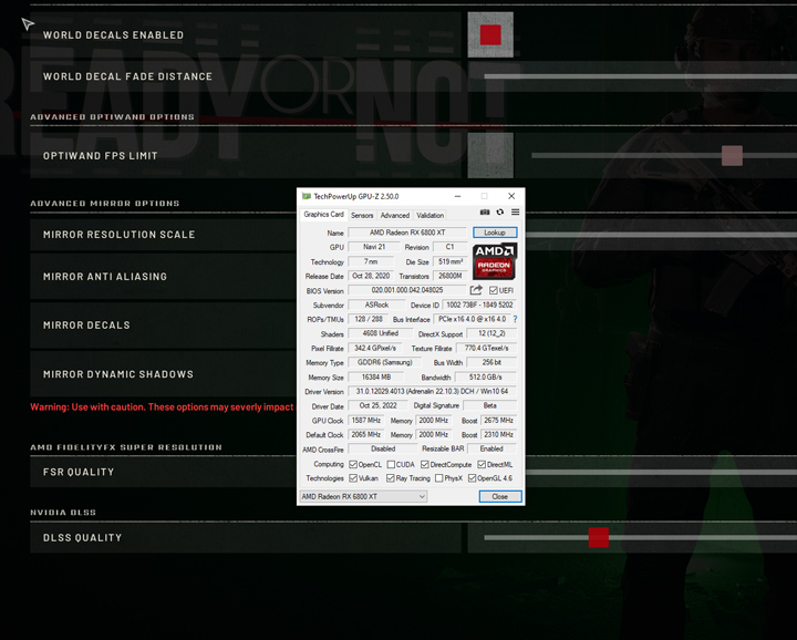 Ready Or Not Mod Dlss Unlocker For All Gpus Including Amd Radeon Fsr Fidelityfx Super