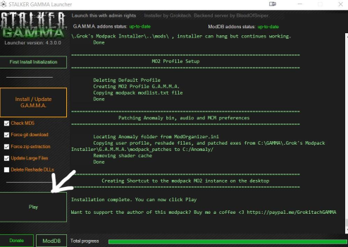 S.T.A.L.K.E.R.: Call of Pripyat GAME MOD STALKER: GAMMA v.0.9 ...
