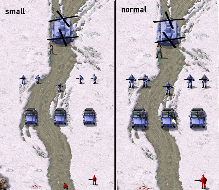 Command & Conquer: Red Alert Remastered GAME MOD Resize infantry Red ...