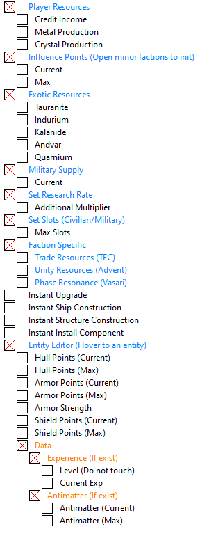 Sins of a Solar Empire II GAME MOD Cheat Table (CT for Cheat Engine) v.3092024 - download ...
