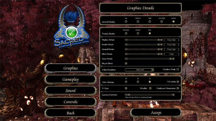 Sacred 2: Fallen Angel GAME MOD Elite GFX Original Texture Overhaul v ...
