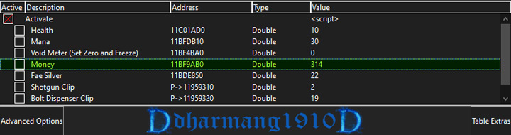 Rusted Moss GAME MOD Cheat Table (CT for Cheat Engine) v.1.42.5 - download | gamepressure.com