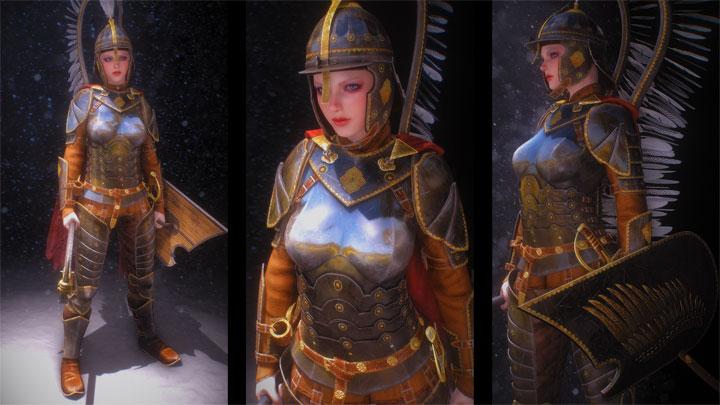 The Elder Scrolls V: Skyrim Special Edition mod Winged Hussar Armor and ...