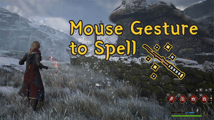 Hogwarts Legacy GAME MOD Mouse gesture to spell v.1.71 - download ...
