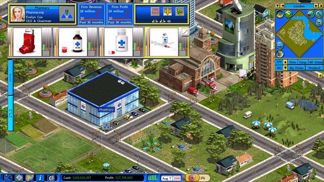 Capitalism II: Capitalism Lab mod Pharmaceutical Industry v.1.1 ...