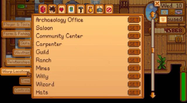 Stardew Valley 16 In-Game Cheat Menu v.1.16 - download - GRYOnline.pl