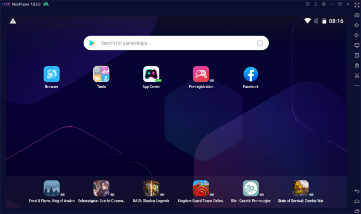 1 Nox Player (Android Emulator for PC) v.7.0.6.1 - download - GRYOnline.pl