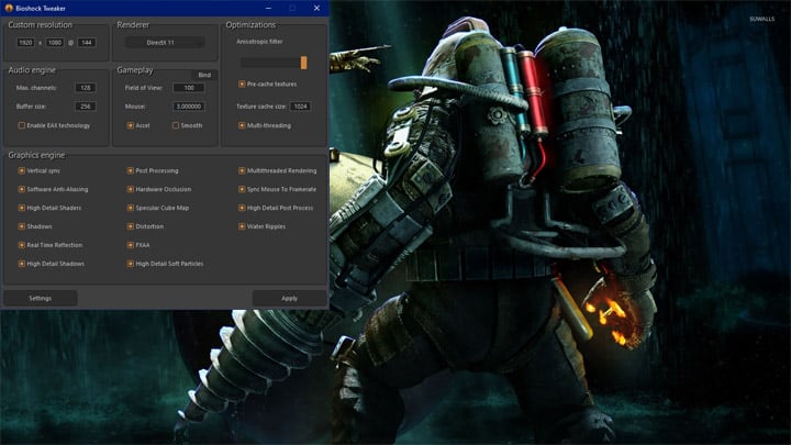 BioShock 2 16 BioShock 2 Tweaker v.1.2.0 - download - GRYOnline.pl
