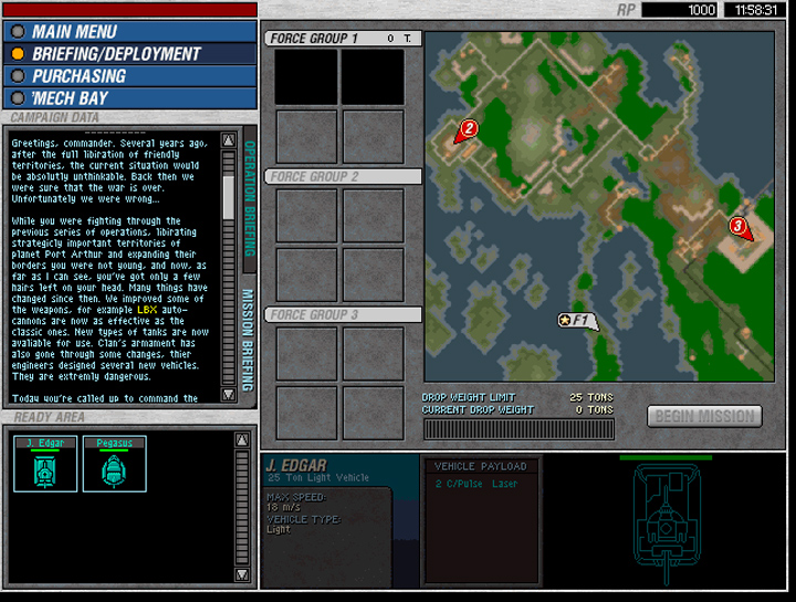 Mech Commander mod MechCommander Gold - The Repulse Standalone v ...