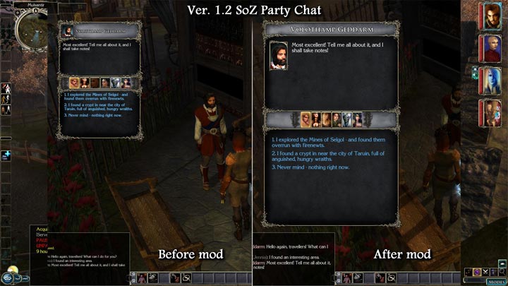 Neverwinter Nights 2 GAME MOD Tchos' HD UI panels and dialogue compilation and expansion v.1.3a ...