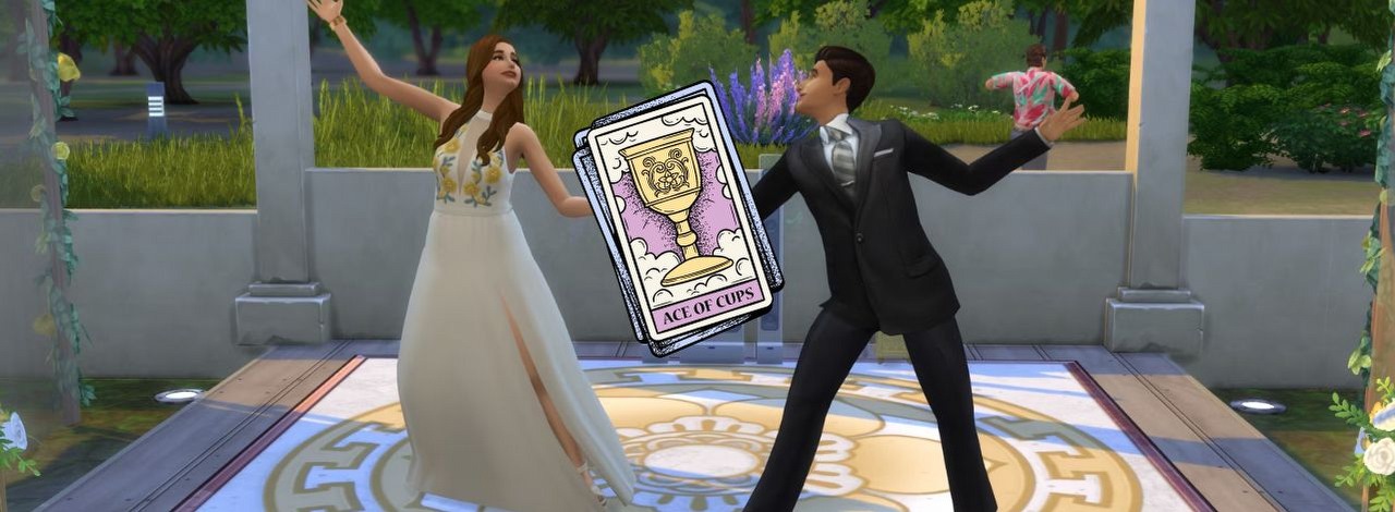 Tarot z wizualizacją bratniej duszy w formie postaci z The Sims to nie ...